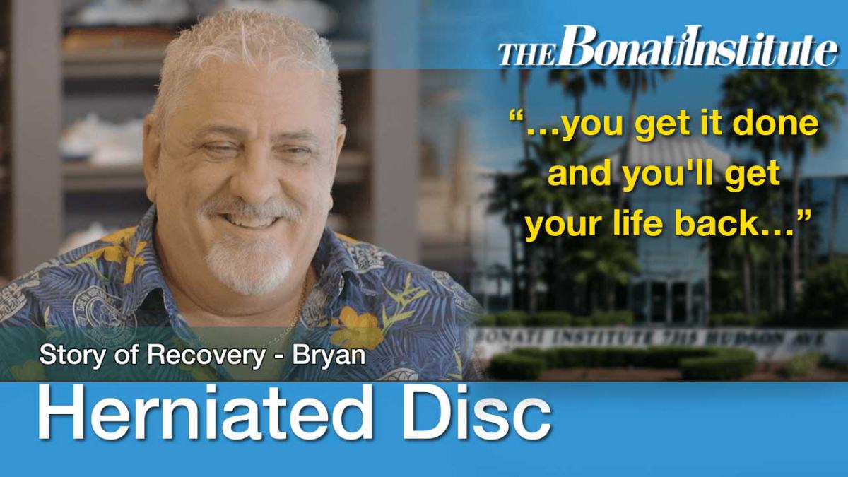 Herniated Disc Surgery: Bryan's Story | Bonati Spine Institute